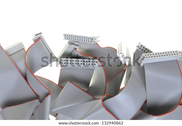 Computer Bus Cables Plugs Isolated On Stock Photo 132940862 | Shutterstock