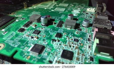 Motherboard Green Color Personal Computer Repair Stock Photo (Edit Now ...