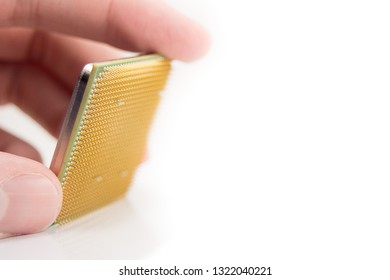 Computer Cpu Hand Closeup Isolated On Stock Photo 1322040221 | Shutterstock