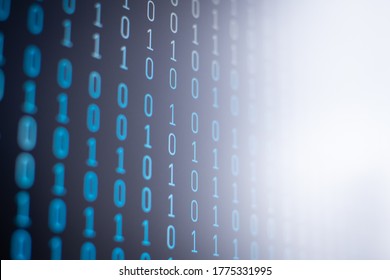 Computer Data Matrix Vertical Digital Binary Stock Photo 1775331995 | Shutterstock