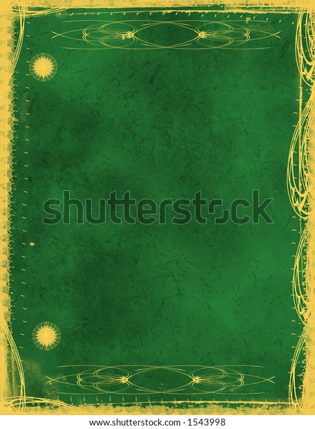 Computer Designed Grunge Border Background Stock Photo 1543998 ...