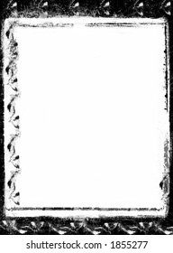 Computer Designed Grunge Border Over White Stock Photo 1855277 ...