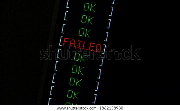 Computer Failure Simple Abstract Concept One Stock Photo (Edit Now ...