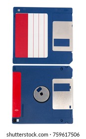 Computer Floppy Disks Front Back View Stock Photo (Edit Now) 759617473