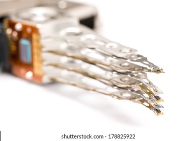 Computer Hard Disk Drive Actuator Close Stock Photo 178825922 ...