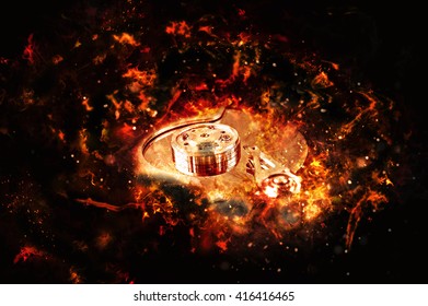 454 Hard drive fire Images, Stock Photos & Vectors | Shutterstock