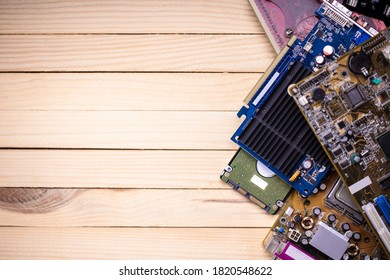 Computer Hardware Devices Frame Border Over Stock Photo 1820548622 ...