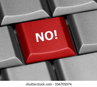 513 Computer says no Images, Stock Photos & Vectors | Shutterstock