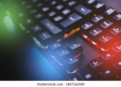Computer Keyboard Backlight Pc Gaming Stock Photo 1847162440 | Shutterstock