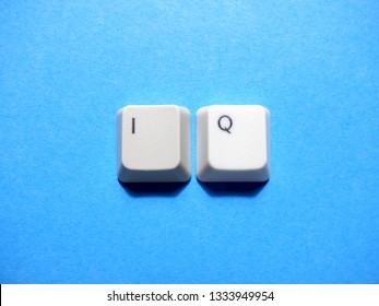 Computer Keyboard Buttons Iq Intelligence Quotient Stock Photo ...