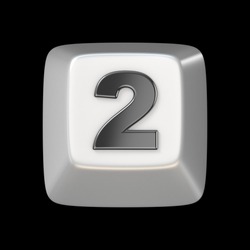 Number 4 made of keyboard buttons, an Abstract Photo by Grafvision ...