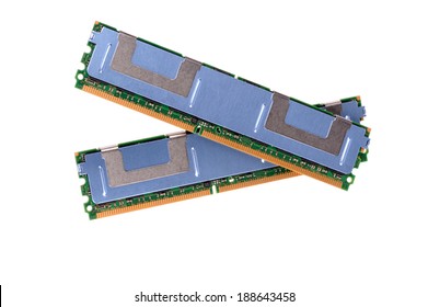 Kit Computer Memory Modules Isolated White Stock Photo (Edit Now) 188643614