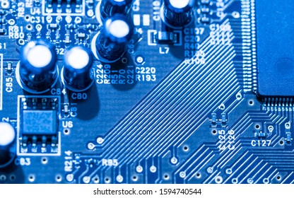 Computer Micro Circuit Board Integrated Chipset Stock Photo 1594740544 ...
