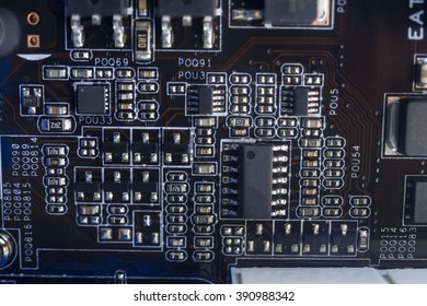 Computer Motherboard Elements Closeup Stock Photo 390988342 | Shutterstock