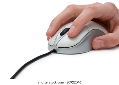 Side View Computer Mouse Hand On Stock Photo 456344950 | Shutterstock