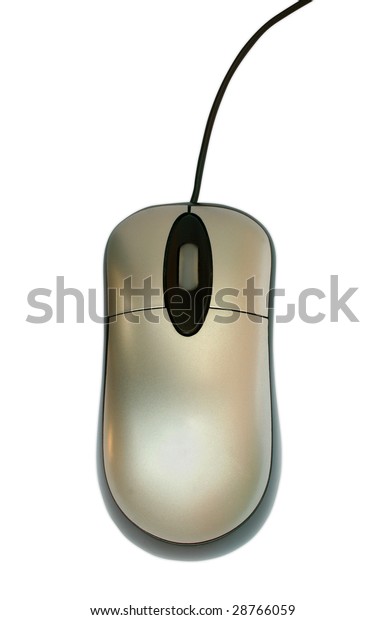 Computer Mouse Isolated On White Stock Photo 28766059 | Shutterstock
