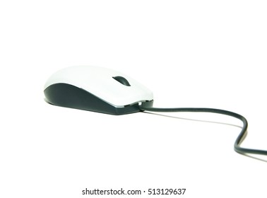 Computer Mouse On White Background Stock Photo 513129637 | Shutterstock
