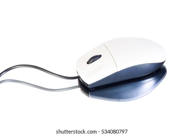 Computer Mouse On White Background Stock Photo 534080797 | Shutterstock