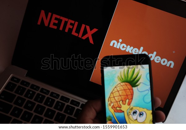 Computer Netflix Nickelodeon Logo Netflix Signed Stock Photo (Edit Now ...