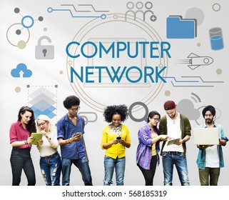 Computer Network Data Center Information Stock Photo 568185319 ...