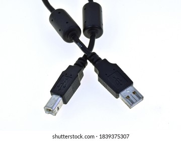 Computer Plug Connection On White Stock Photo 1839375307 | Shutterstock