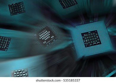Computer Processors Lighting Effects Postproduction Background Stock ...