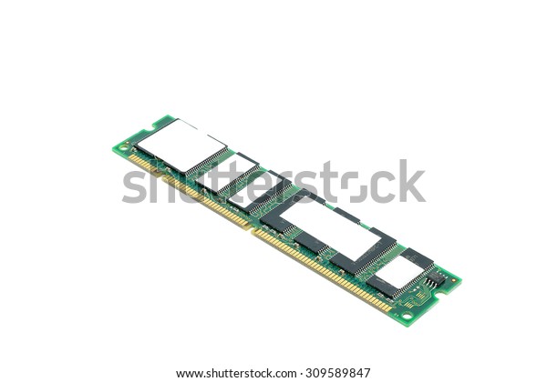 Computer Ram On White Background Selective Stock Photo 309589847 ...