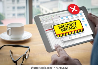 Computer Security Breach Cyber Attack Computer Stock Photo 471780632 ...
