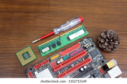 Computer Technician Background Technology Texture Stock Photo ...