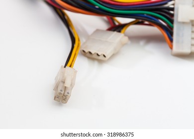 Computer Wire Isolated On White Background Stock Photo 318986375 ...