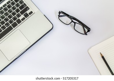 Computer Work White Background Stock Photo 517205317 | Shutterstock