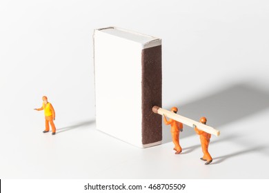 Concept Collective Solution Any Problem Miniature Stock Photo 468705509 ...