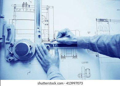 Concept Designer Drawing Engineer Stock Photo 413997073 | Shutterstock