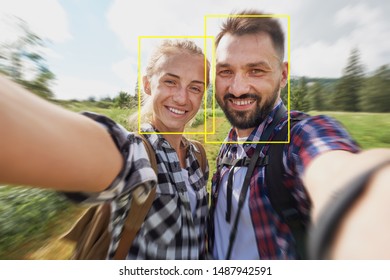 Concept Face Identification Digital Camera Stock Photo 1487942591 ...