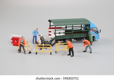Concept Idea Image Mini Engineer Dolls Stock Photo (Edit Now) 598303751