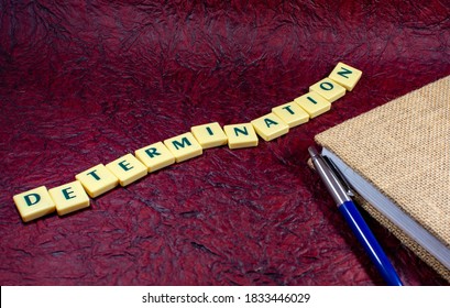 Concept Image Determination Texture Background Ballpoint Stock Photo ...