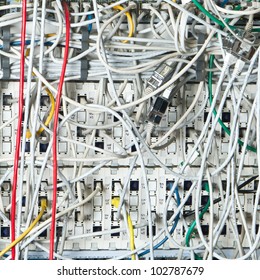 Fiber Connection Router Server Rack Stock Photo (Edit Now) 13105126