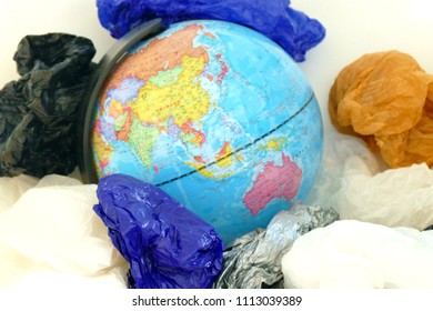Concept Plastic Excessive Use Problem Globe Stock Photo (Edit Now ...