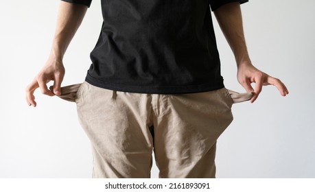Concept Poverty Poorness Hand Empty Moneyless Stock Photo 2161893091 ...