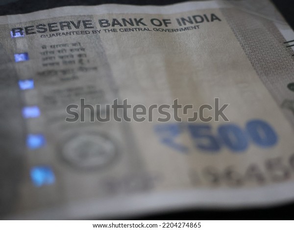 Concept Showcasing Features 500 Rupees Note Stock Photo 2204274865 ...