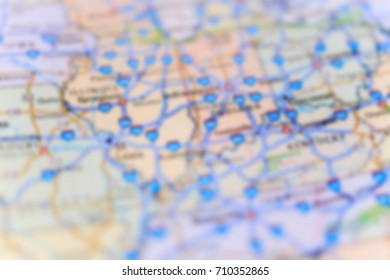 Concept Travel Blurred Background Map Stock Photo 710352865 | Shutterstock