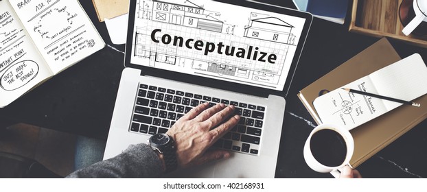 Conceptualize Create Engineering Architecture Concept Stock Photo ...