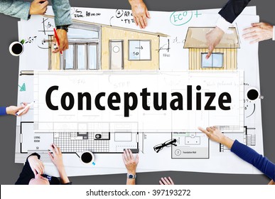 Conceptualize Create Masterplan Drawing Concept Stock Photo 397193272 ...