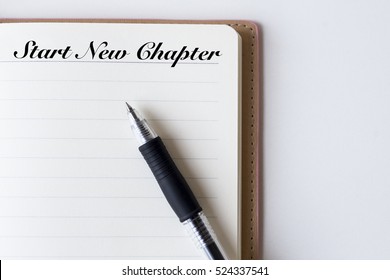 758 Start new chapter Images, Stock Photos & Vectors | Shutterstock