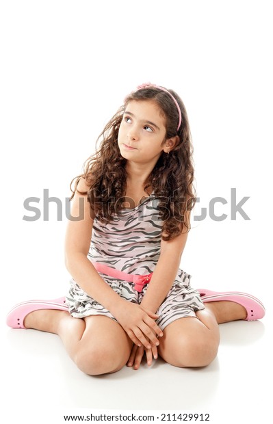 Concerned Child Looking Side Stock Photo 211429912 | Shutterstock