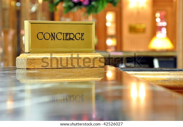 Concierge Desk Stock Photo (Edit Now) 42526027
