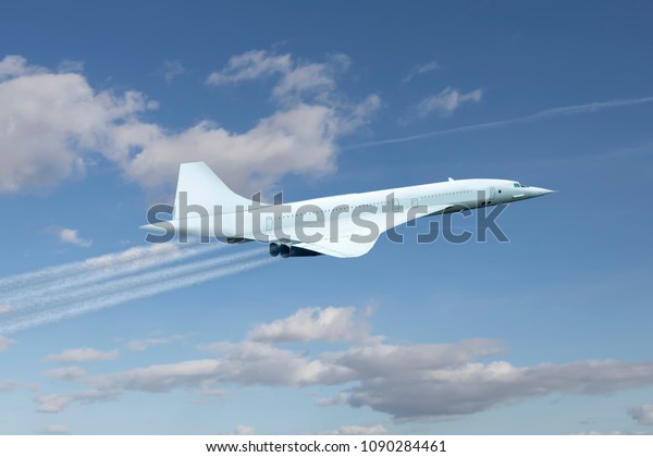 Concorde Airplane Representation Generic Supersonic Plane Stock Photo ... Concorde Airplane Representation Generic Supersonic Plane Stock Photo ...