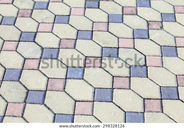 Concrete Block Pathway Stock Photo 298328126 | Shutterstock