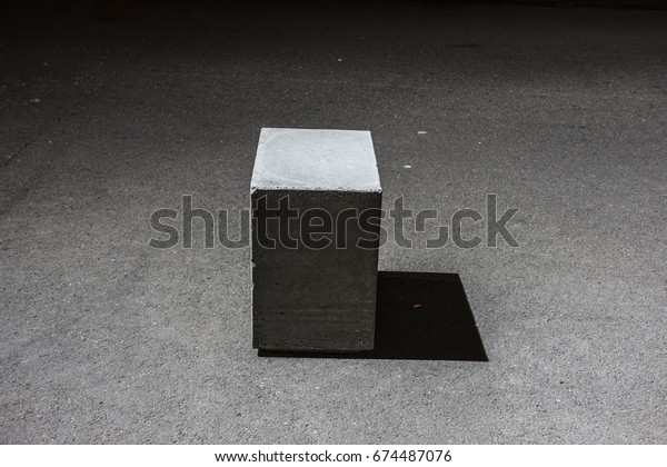 Concrete Cube Block Stock Photo 674487076 | Shutterstock