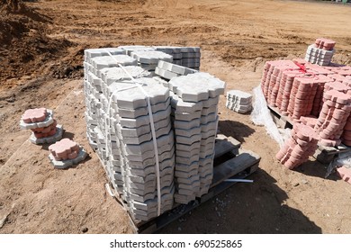 Concrete Paving Stones Stack Packaging Stock Photo 690525865 | Shutterstock